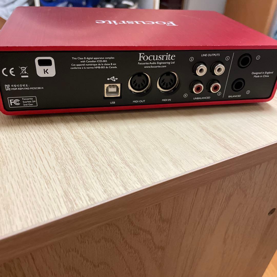DTM・DAW Focusrite Scarlett 2i4