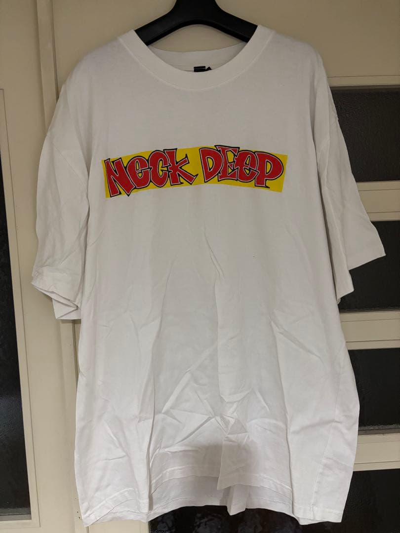 NECK DEEP Tシャツ ホワイト ビッグシルエット　XL