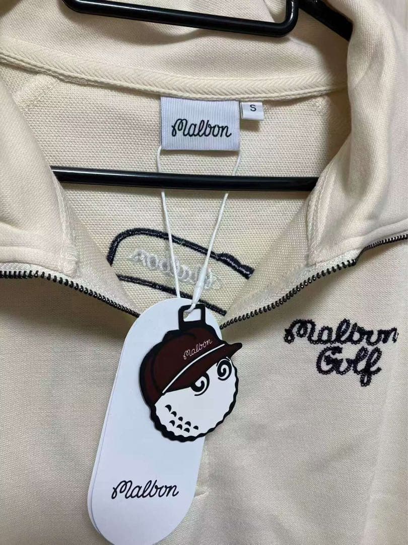 Malbon Golf マルボン ハーフジップスウェット トレーナー Sサイズ