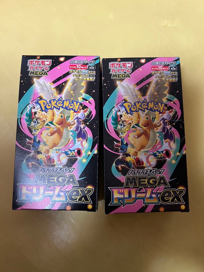 ポケモンカード　MEGAドリームex 2BOX シュリンクなし