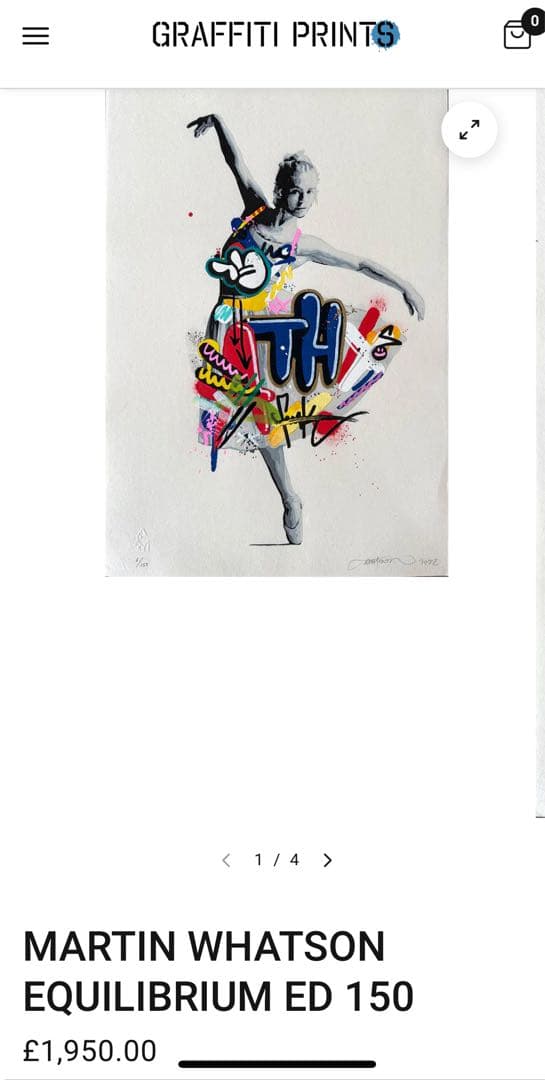 Martin Whatson マーティン・ワトソン シルクスクリーン アダチ版画
