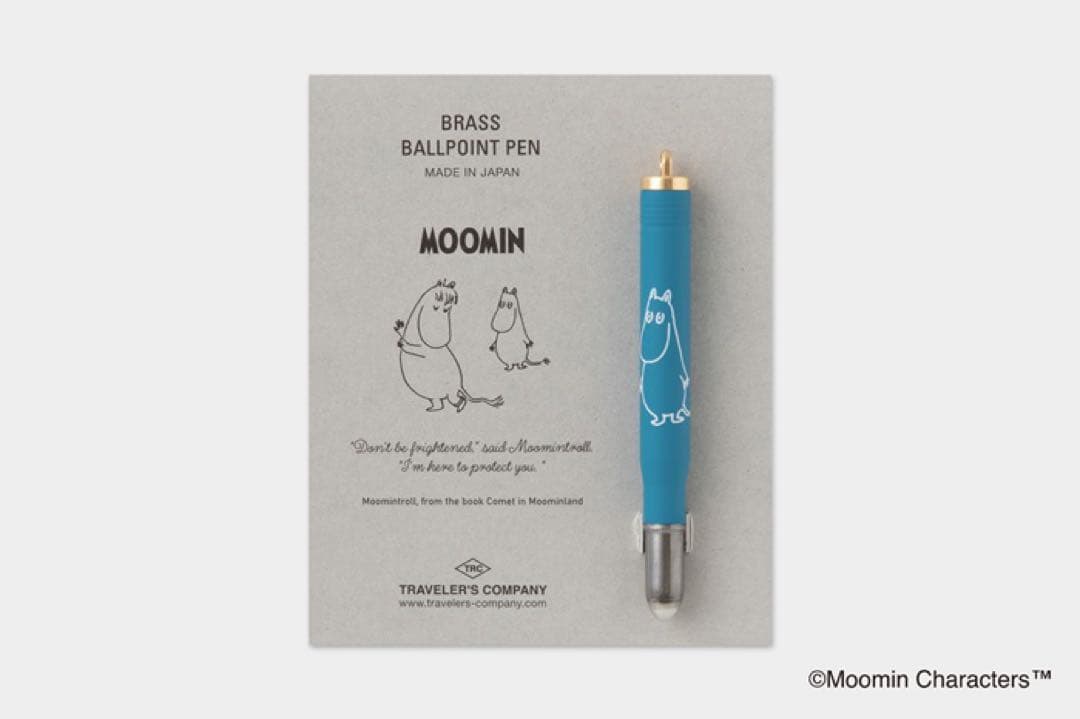 トラベラーズノート 限定　MOOMIN 彗星　ブラスボールペン　ムーミン