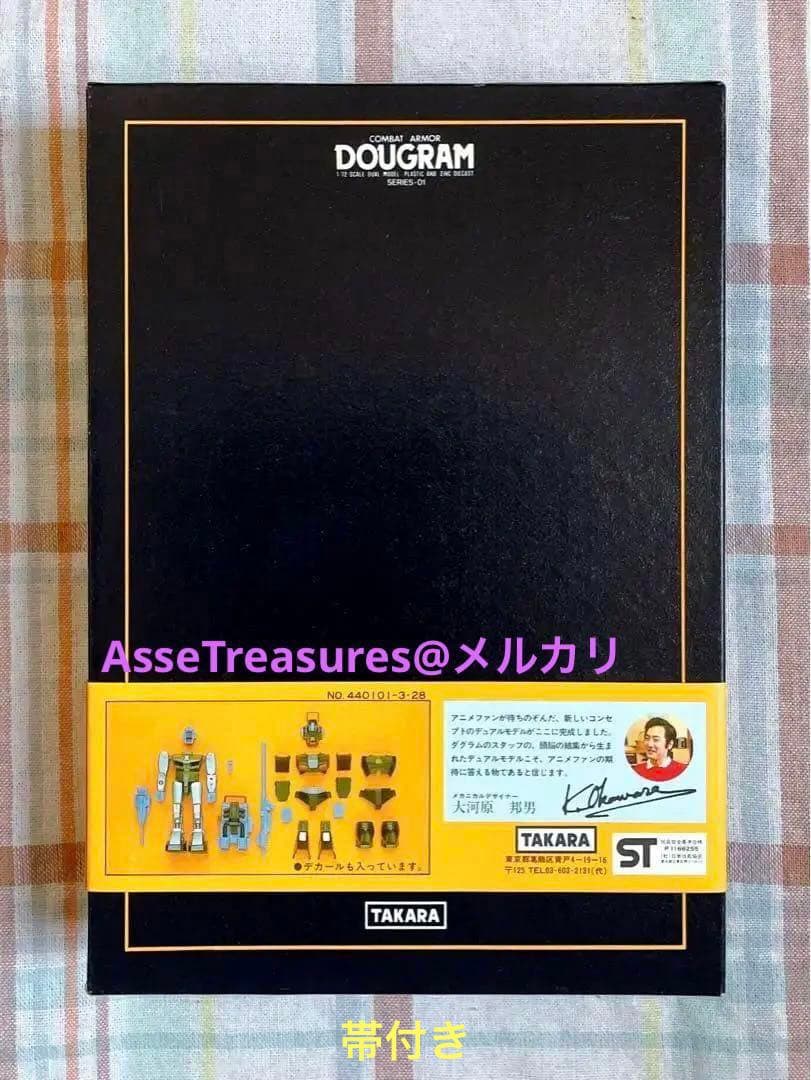 状態良好 未開封品 当時モノ 1/72 ダグラム デュアルモデル