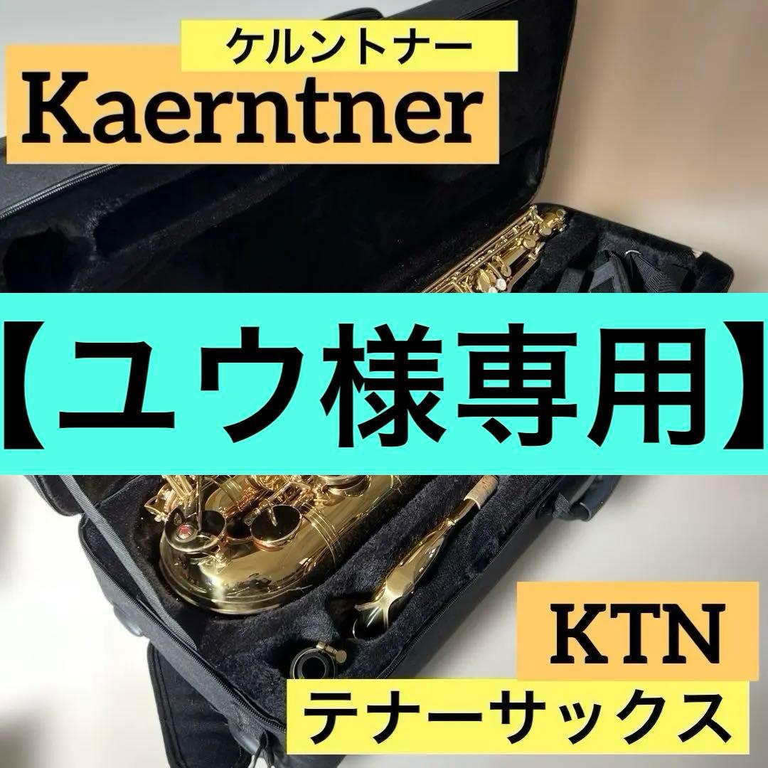 【美品】ケルントナー テナーサックス KTM 管楽器 Kaerntner 初心者