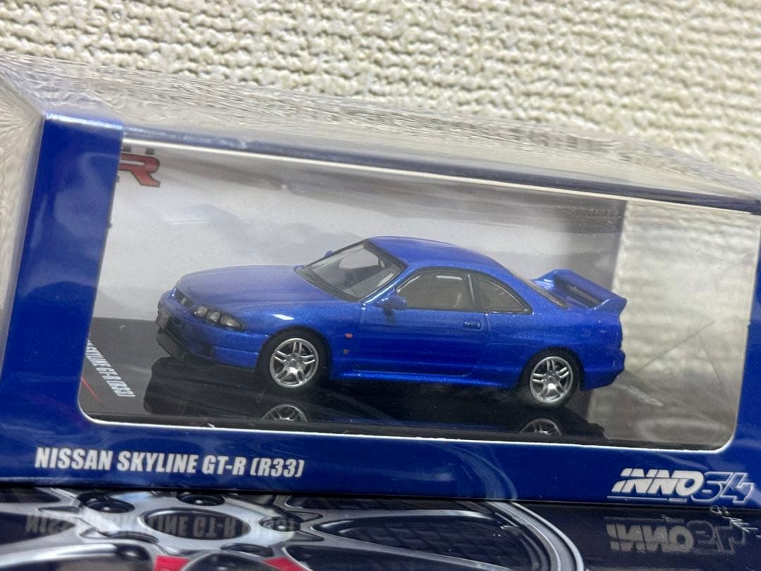 INNO64 1/64 Nissan Skyline GT-R R33ミニカー
