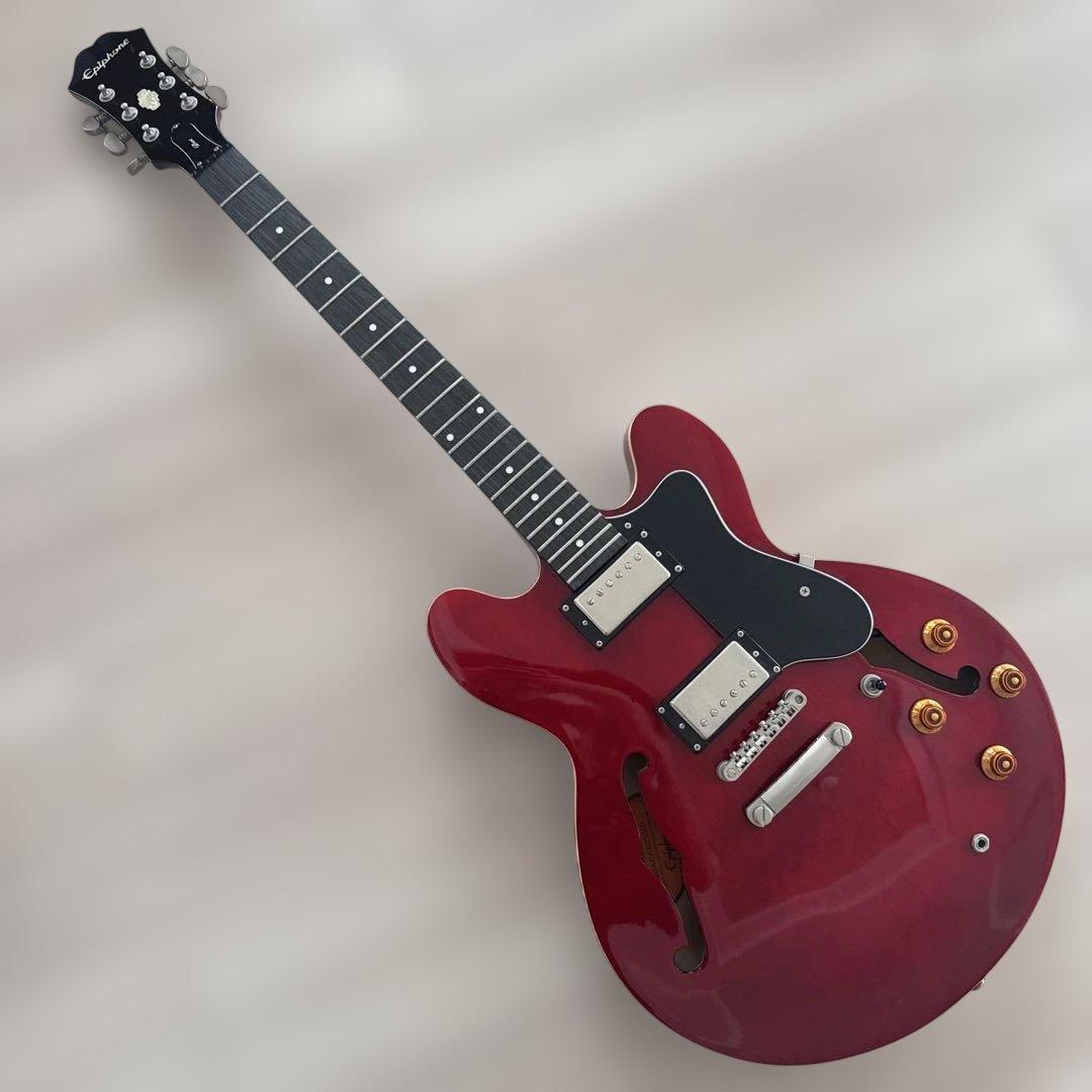 エピフォン　dot ch セミアコ　Epiphone 335 ギター　NAZCA