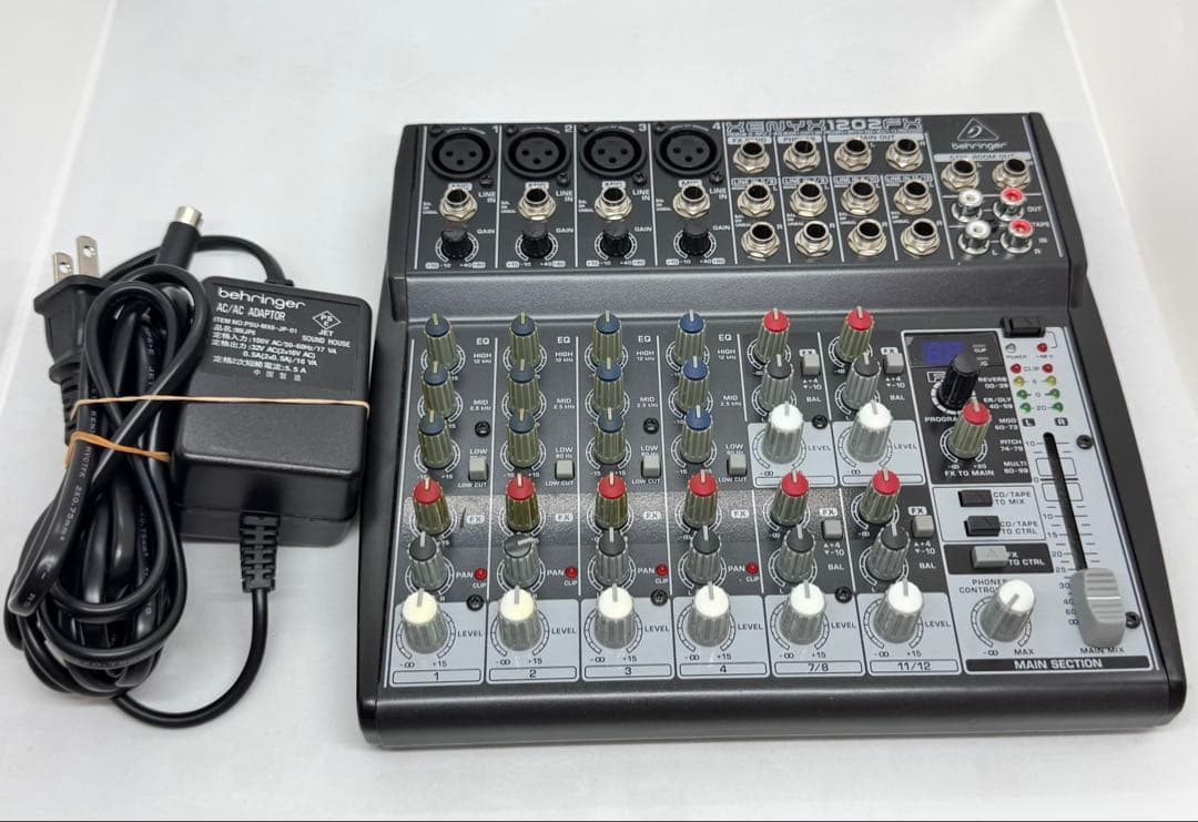 Behringer XENYX 1202FX アナログミキサー 12チャンネル