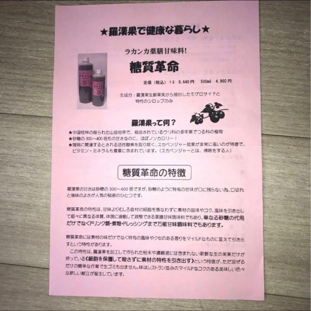 ラカンカ (天然甘味料) 100ml 5個　砂糖の代わり　甘い　漢方　自然食品