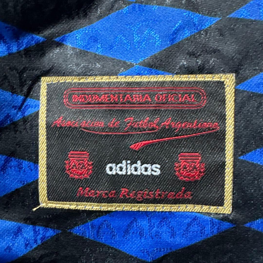 【アルゼンチン代表】 adidas 古着 サッカー 94年 ユニフォーム 2XL