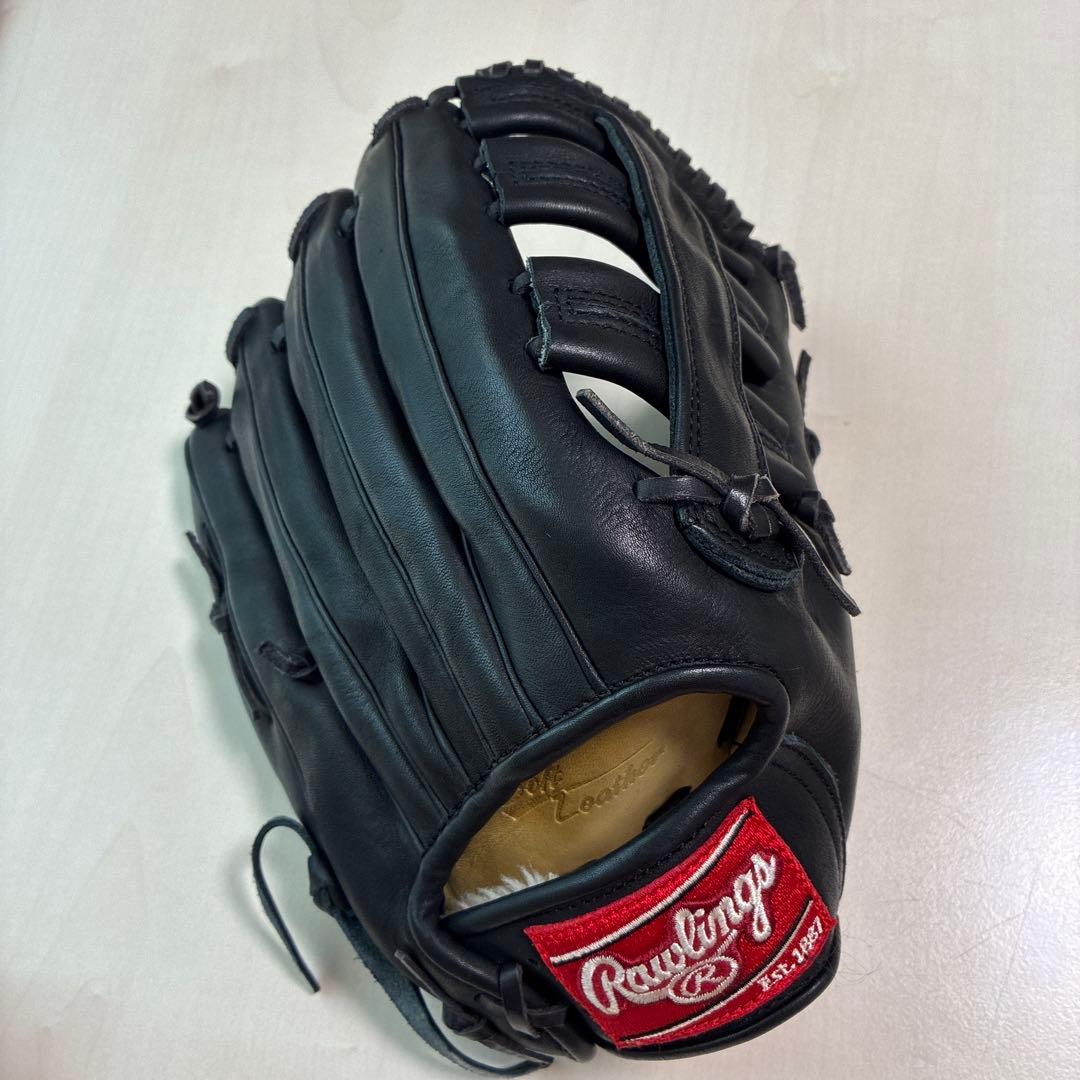 Rawlings 一般軟式野球グラブ　ブラック　オールラウンド用