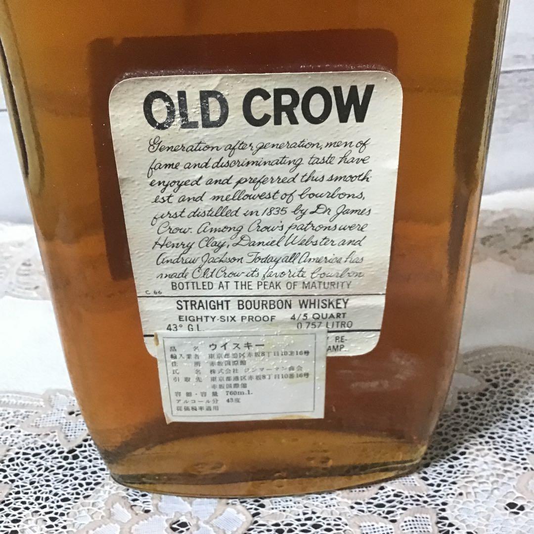 OLD CROW ストレートバーボンウィスキー 古酒
