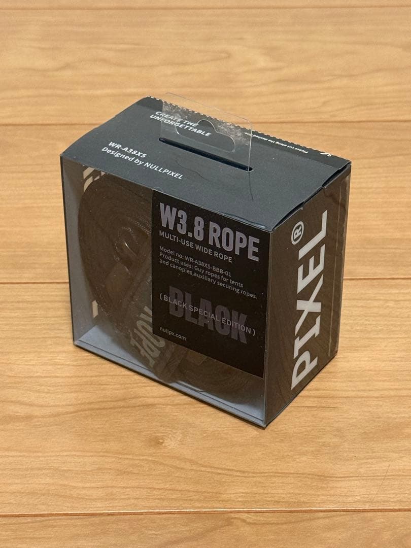 【新品未使用】NULLPIXEL W3.8 ROPE BLACK EDITION