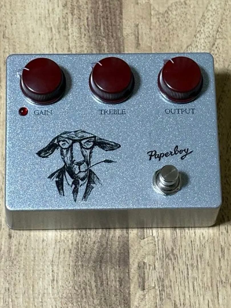 ギター Paperboy Pedals Goat silver