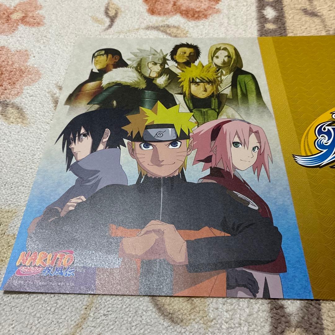 【NARUTO疾風伝】　疾風亭　特典　A3ペーパーテーブルクロス 2枚セット