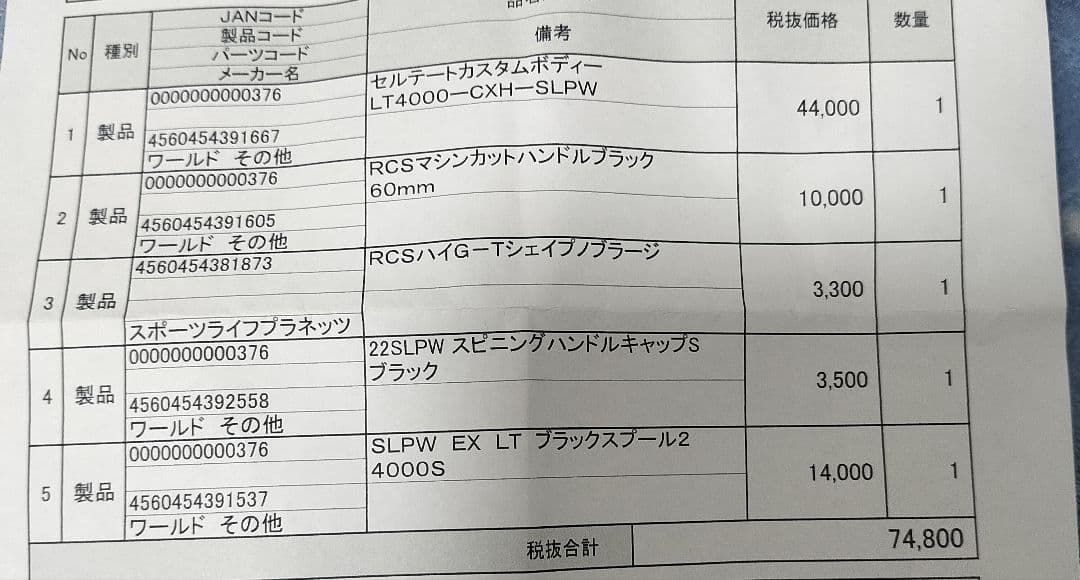 SLPワークス 24セルテートカスタムボディ LT4000-CXH 一式