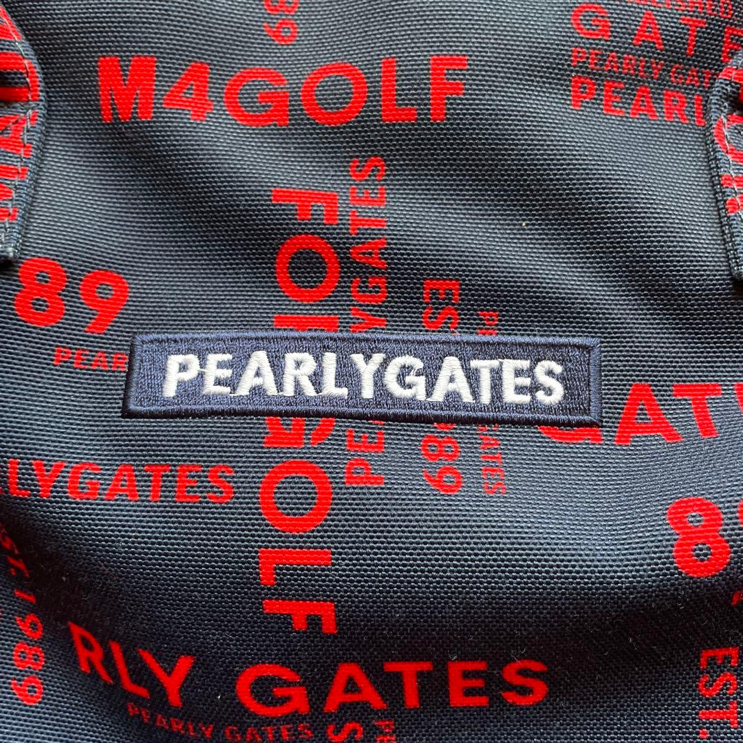 PEARLY GATES ゴルフロッカーバッグ ネイビー/レッド