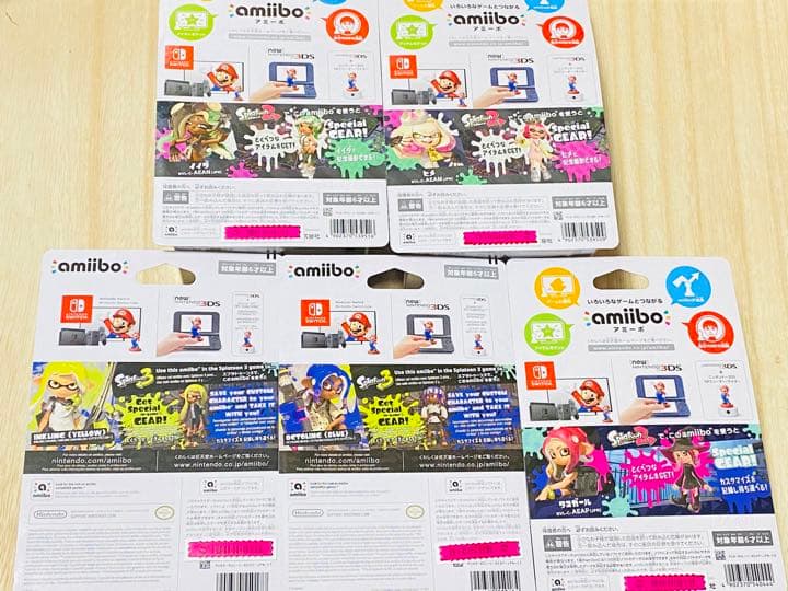 スプラトゥーン　amiibo アミーボ　switch フィギュア