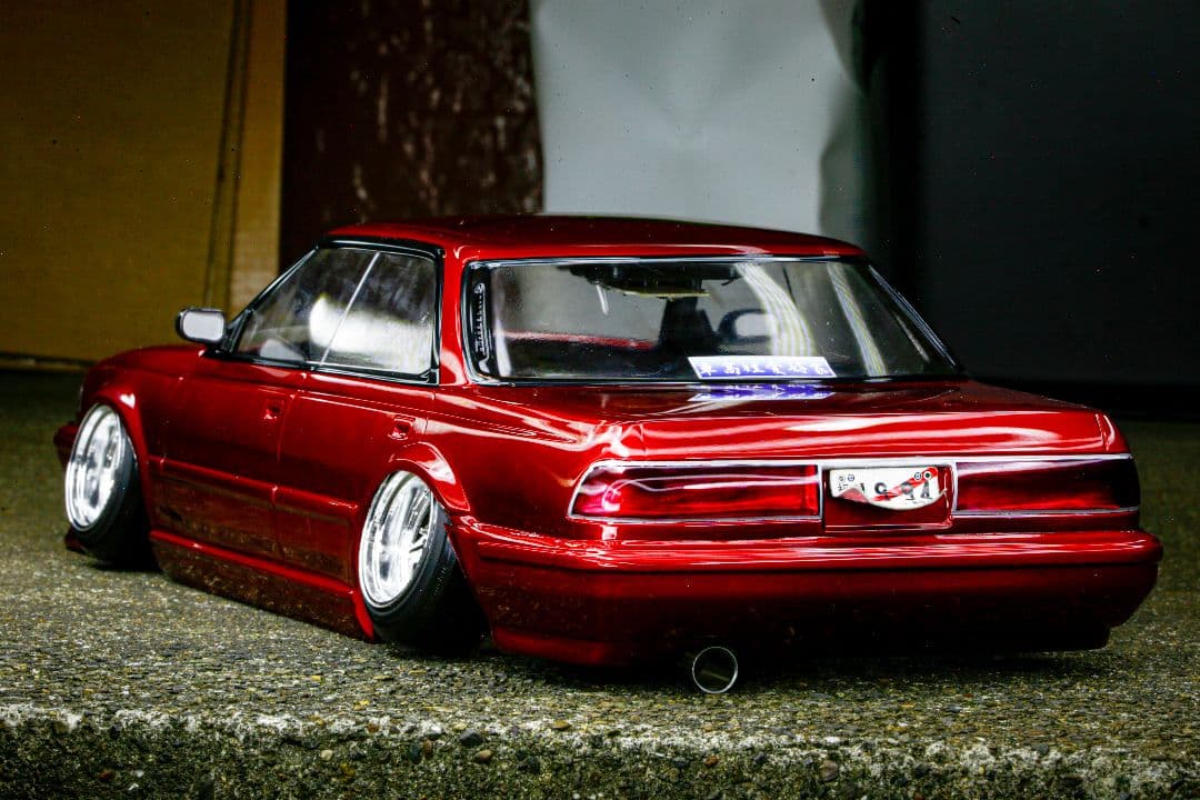 トヨタ jzx 81マークII キャンディレッド