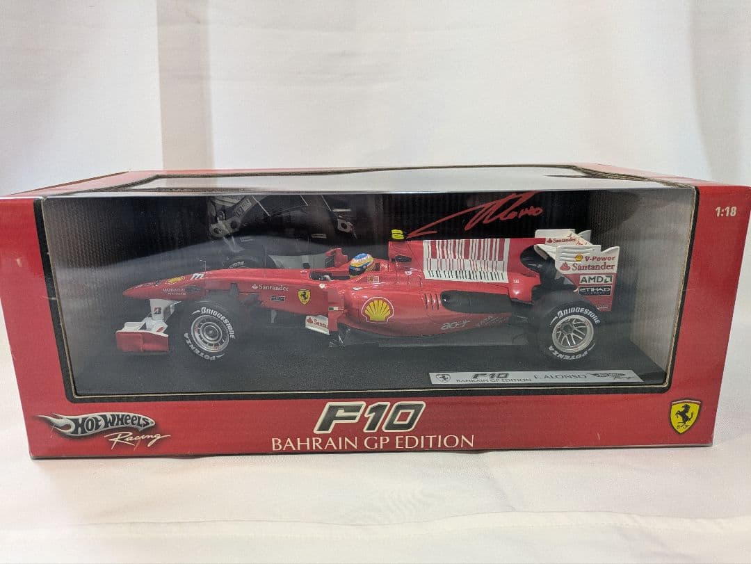 1/18 ホットウィール F10 F.ALONSO 　バーレーンGP　アロンソ