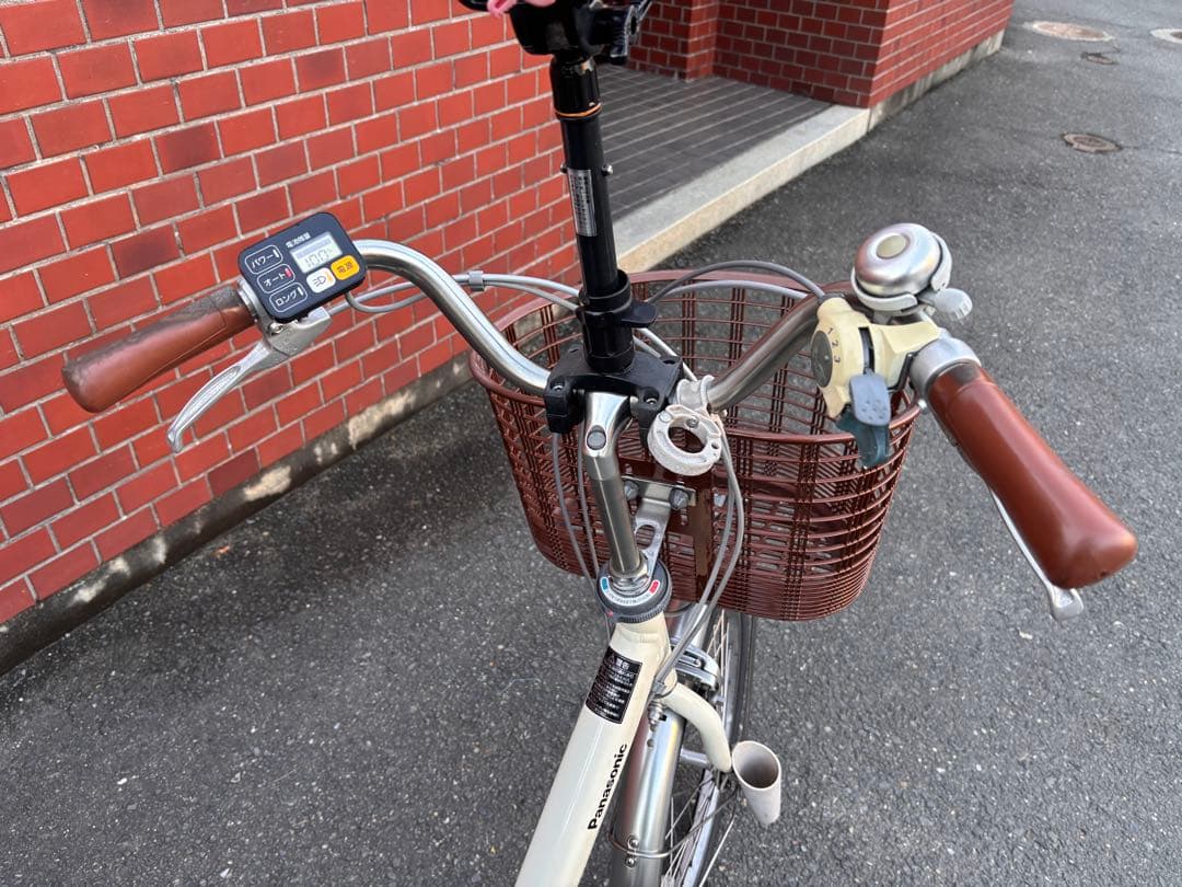 Panasonic 電動アシスト自転車 クリーム色