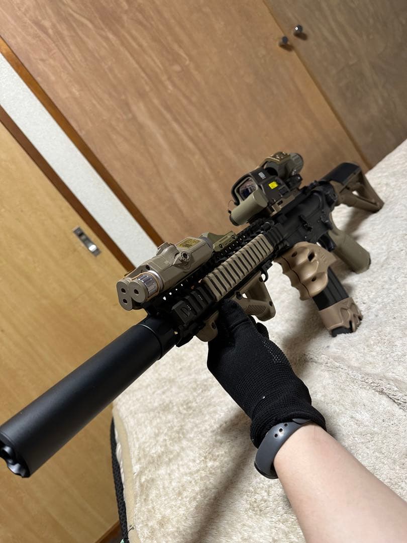 東京マルイ mk18 mod.1 ガスブローバック カスタム付 属品多数