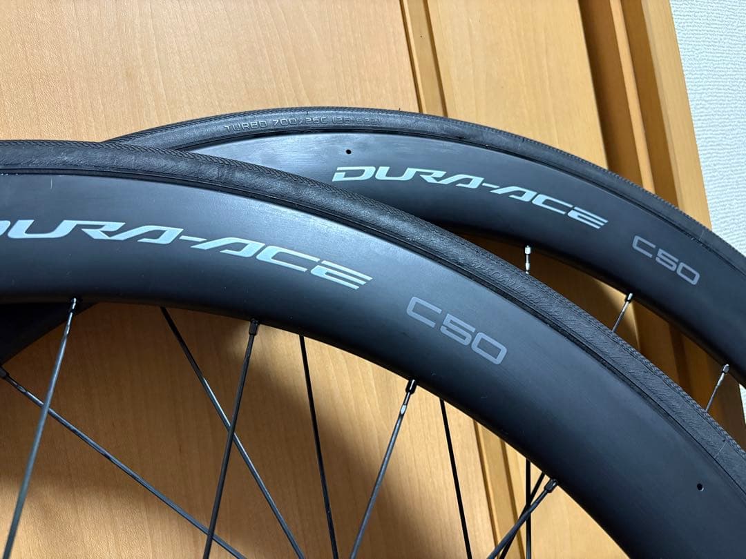 WH-9270-C50 美品 DURA-ACE チューブレスホイール 前後セット