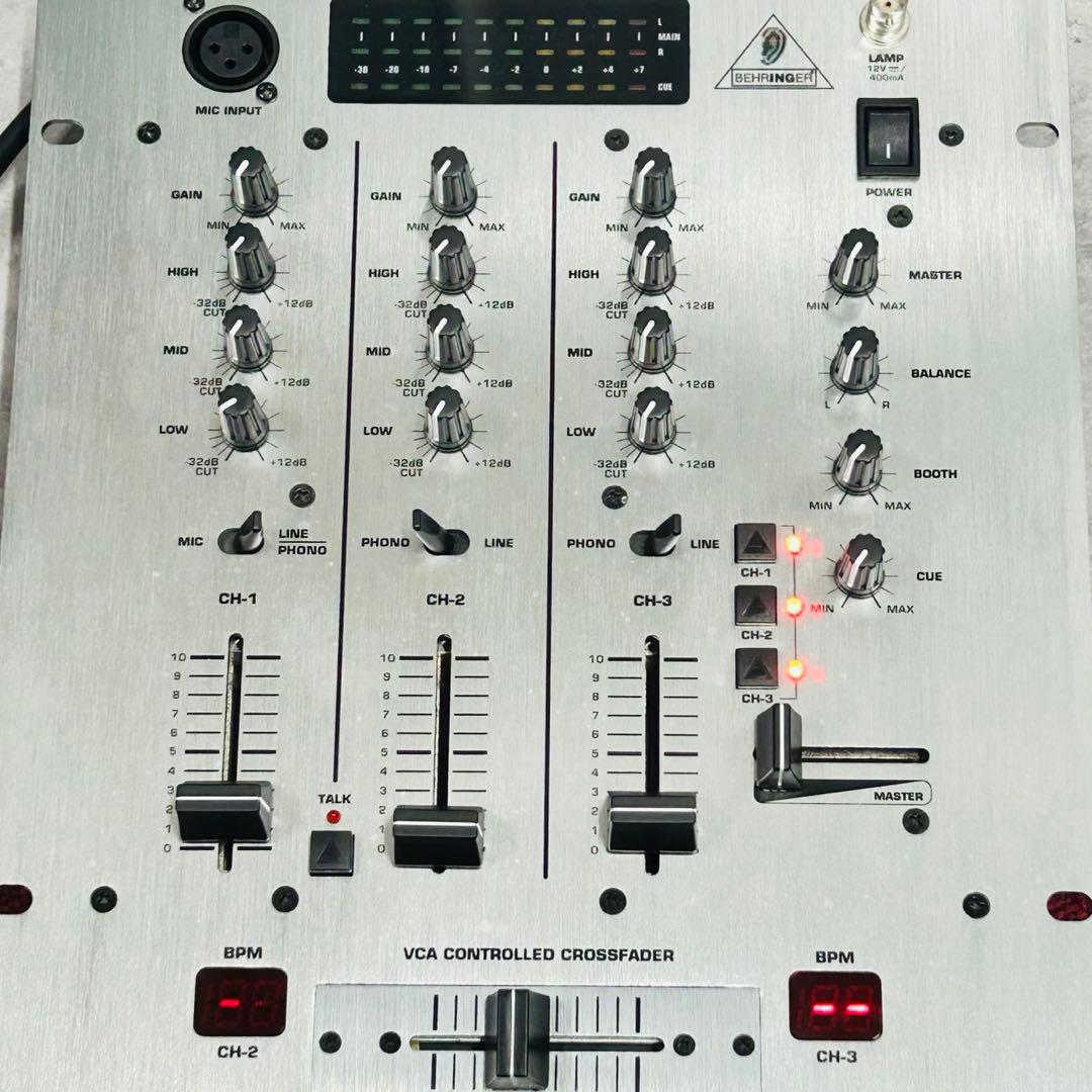 【美品】DJミキサー BEHRINGER PRO MIXER DX626