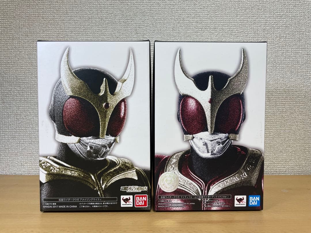 【美品2体セット】真骨彫フィギュアーツ 仮面ライダークウガ アメイジングマイティ