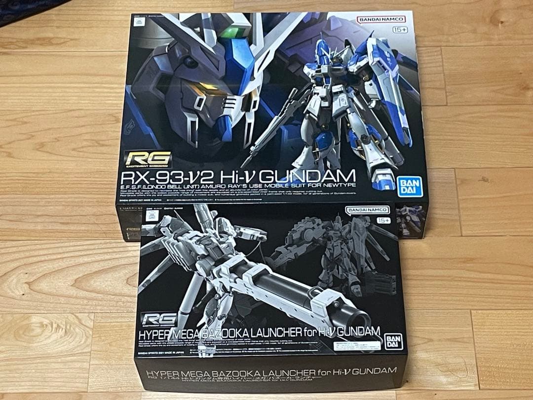 RG ハイニューガンダム&ハイパーメガバズーカランチャーセット