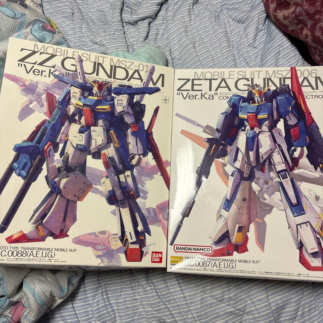 F*e様 mg ZZガンダム & mg ゼータガンダム セット