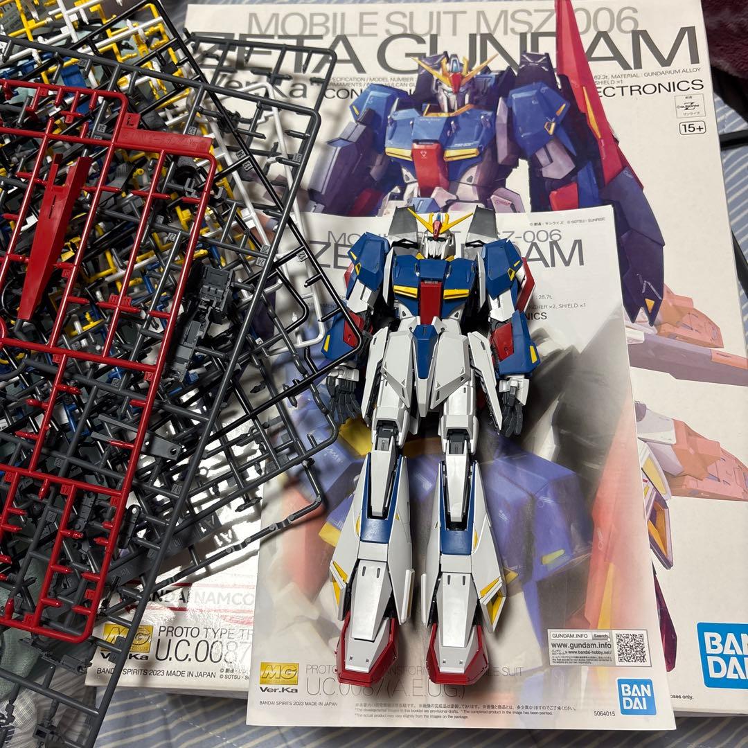 mg ZZガンダム & mg ゼータガンダム セット
