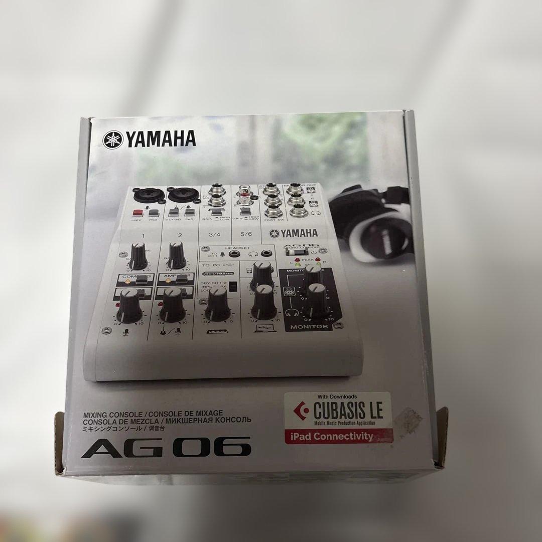 YAMAHA AG06 ヤマハ ミニミキサー USBバスパワー ホワイト