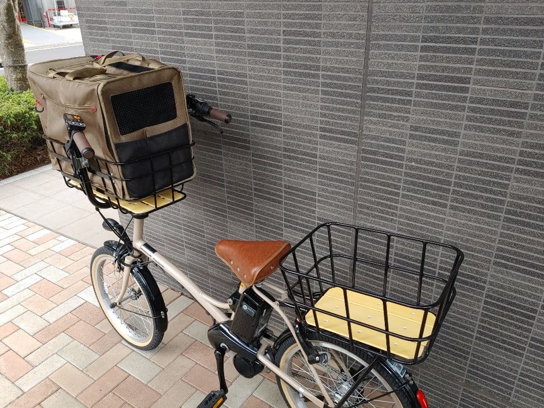 ペット乗せ　電動自転車　Panasonic グリッター