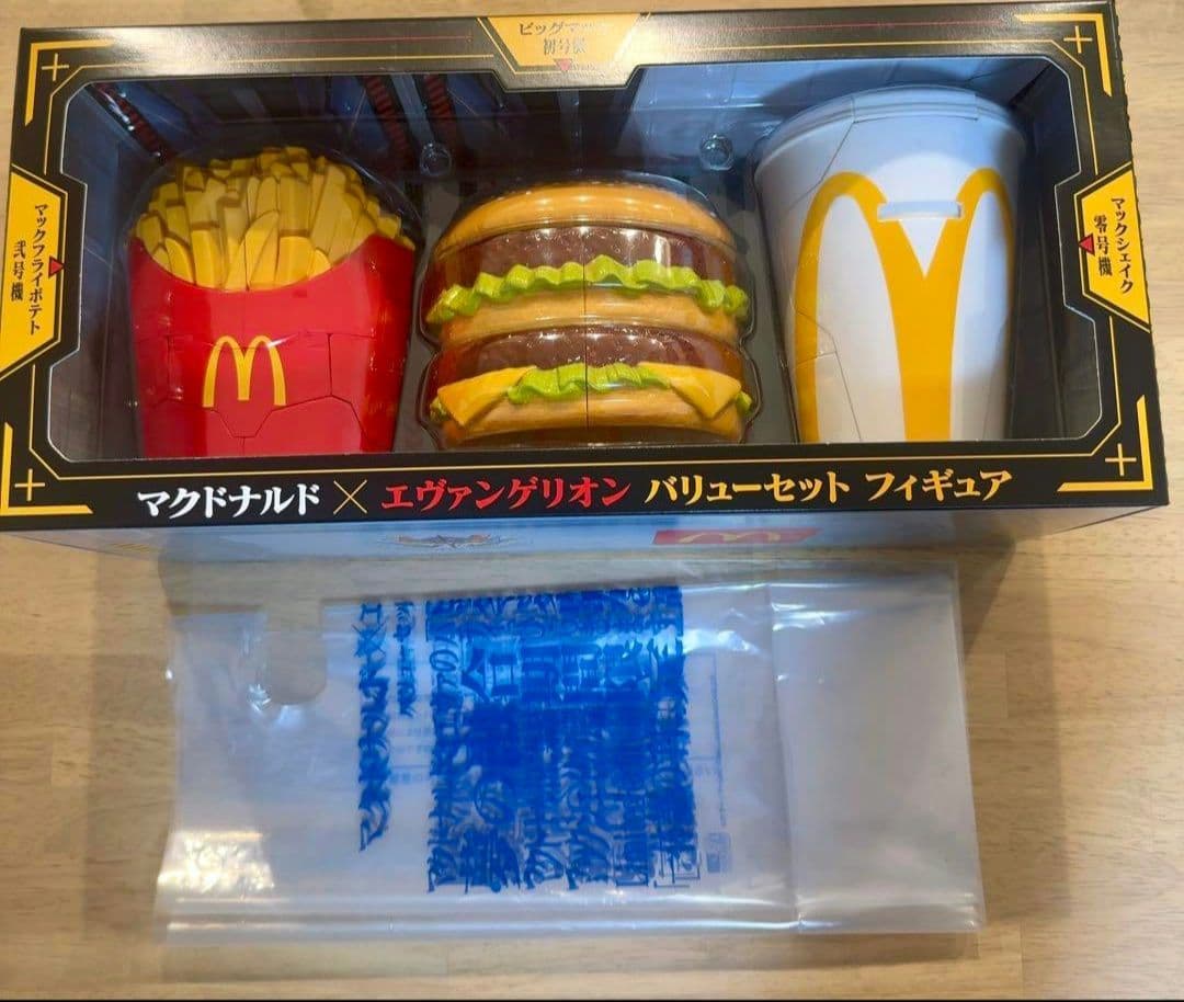 未開封 マクド エヴァンゲリオン バリューセット フィギュア