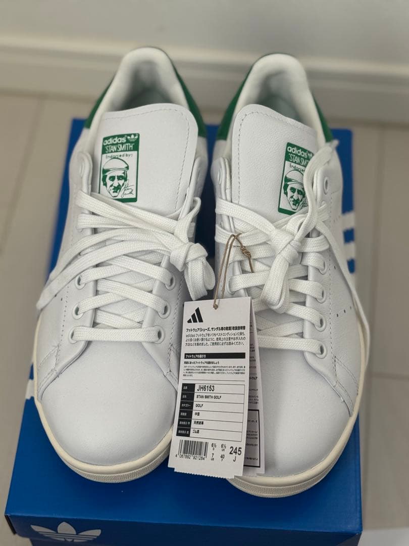 ［新品］adidas スタンスミス 24.5 ゴルフシューズ
