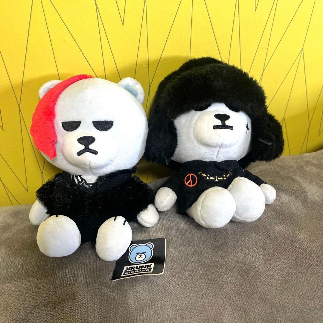 KRUNK×BIGBANG おすわりぬいぐるみ1、2 フルコンプ