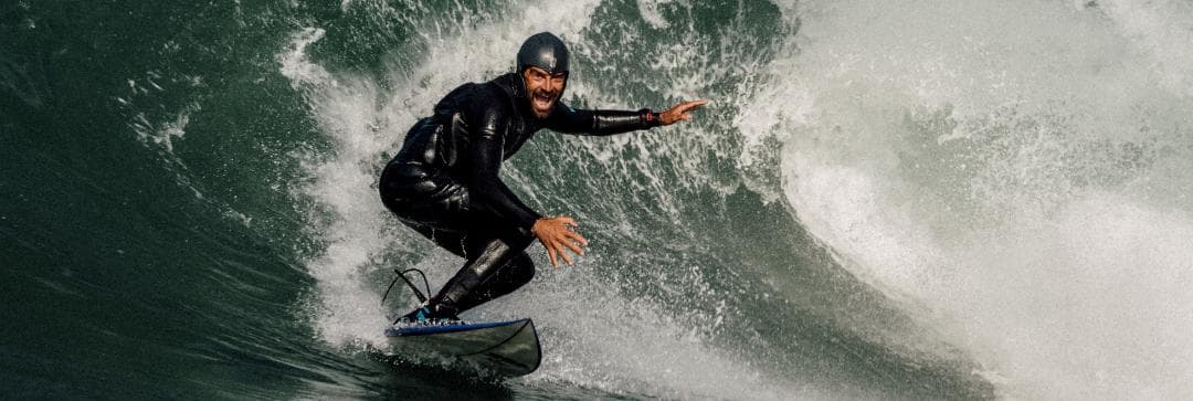 サーフィン・ボディボード Simba surf kite helmet Black - Size S