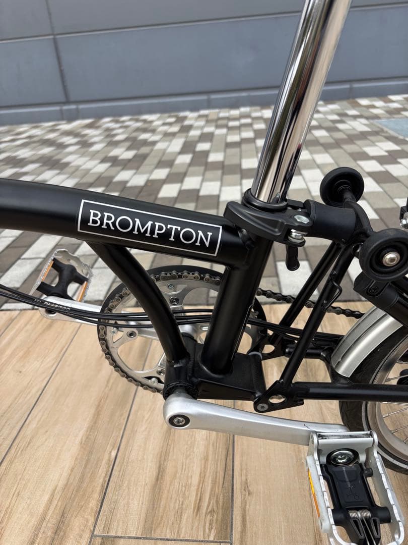 BROMPTON Cライン6速 折りたたみ自転車 ブラック 16インチ