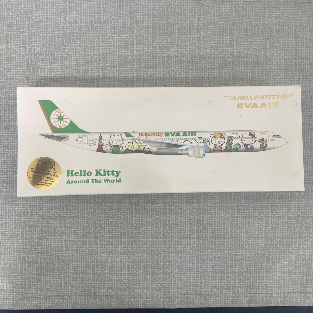 未開封 ハローキティ EVA AIR A330-300 1/200 モデル