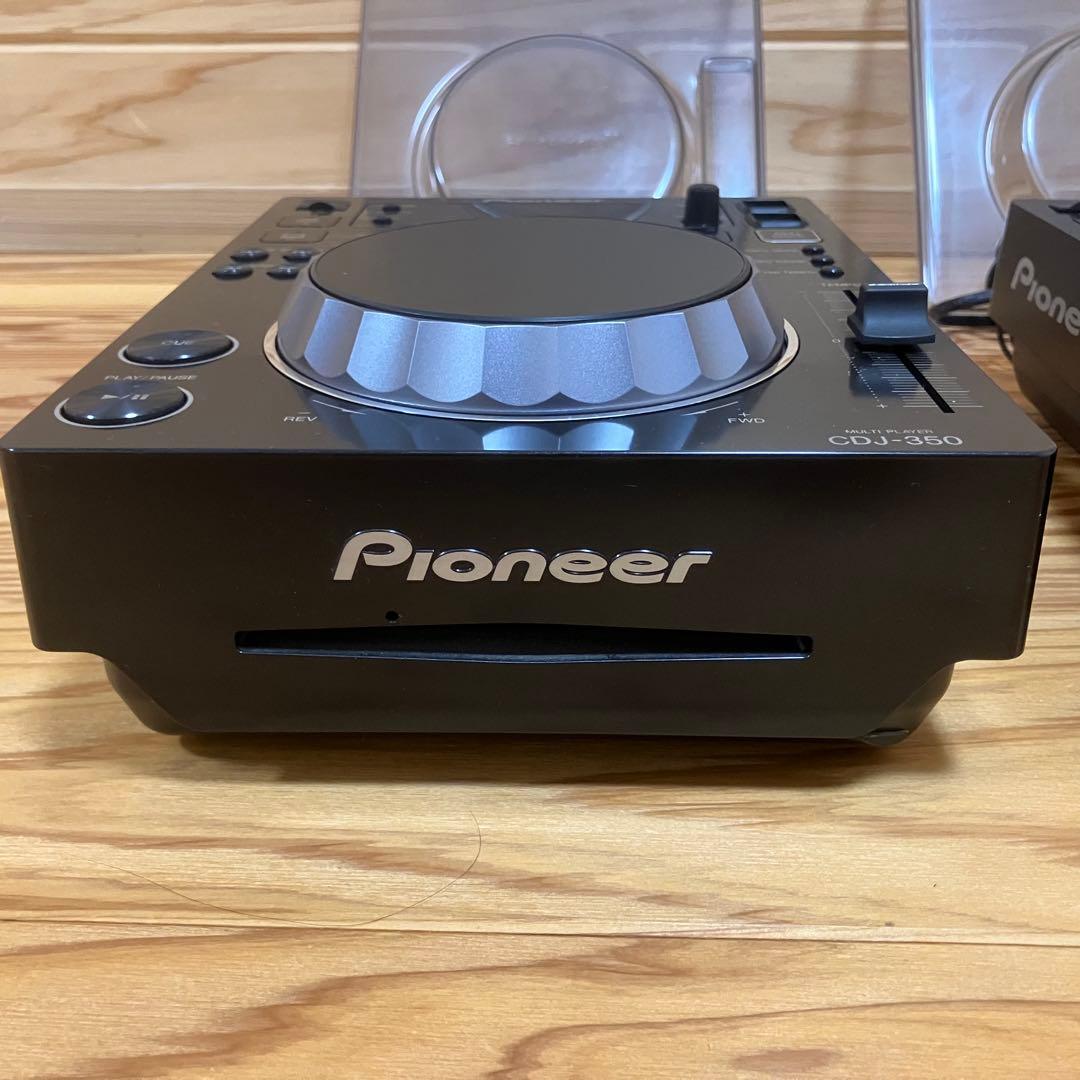 Pioneer CDJ-350 2台セット 保護カバー付き