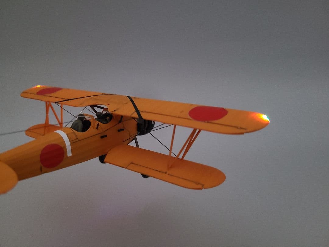 九五式一型乙中間練習機(赤とんぼ) リアルモーターライズ ニチモ1/48完成品