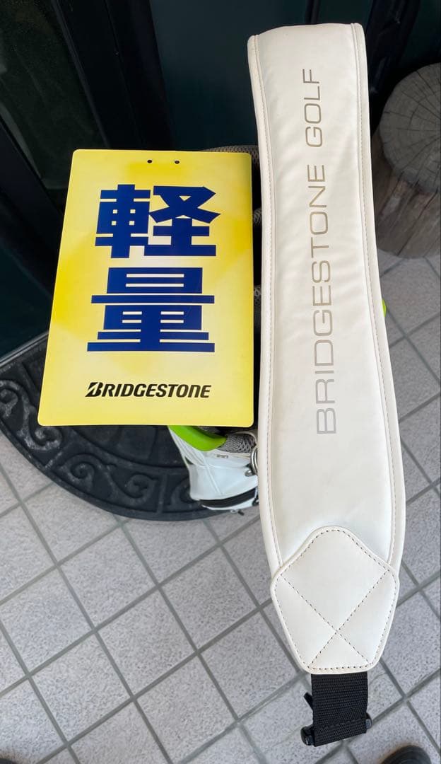 ★ BRIDGESTONE（ブリヂストン）ツアーB軽量ゴルフバック中古美品★