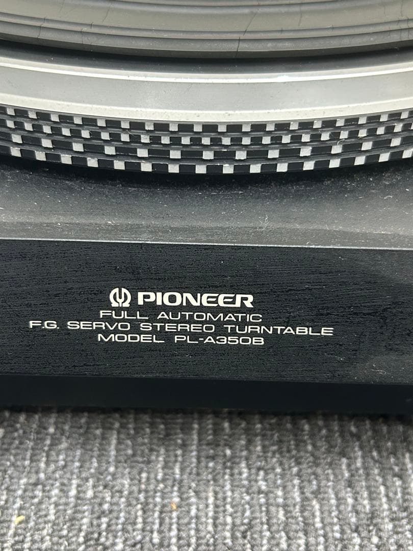 Pioneer PL-A350B ターンテーブル