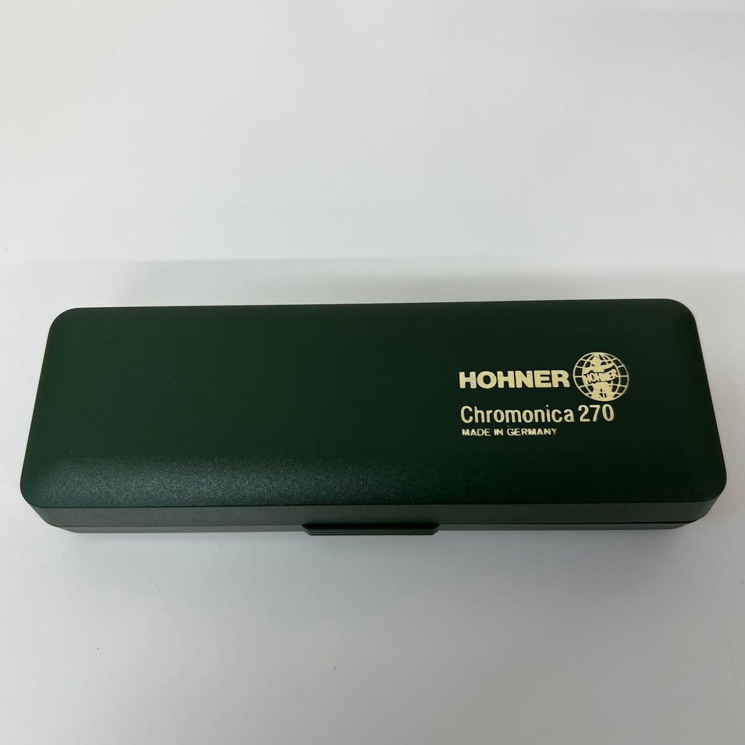 HOHNER Chromonica 270 C調 クロマチック ケース付　木製