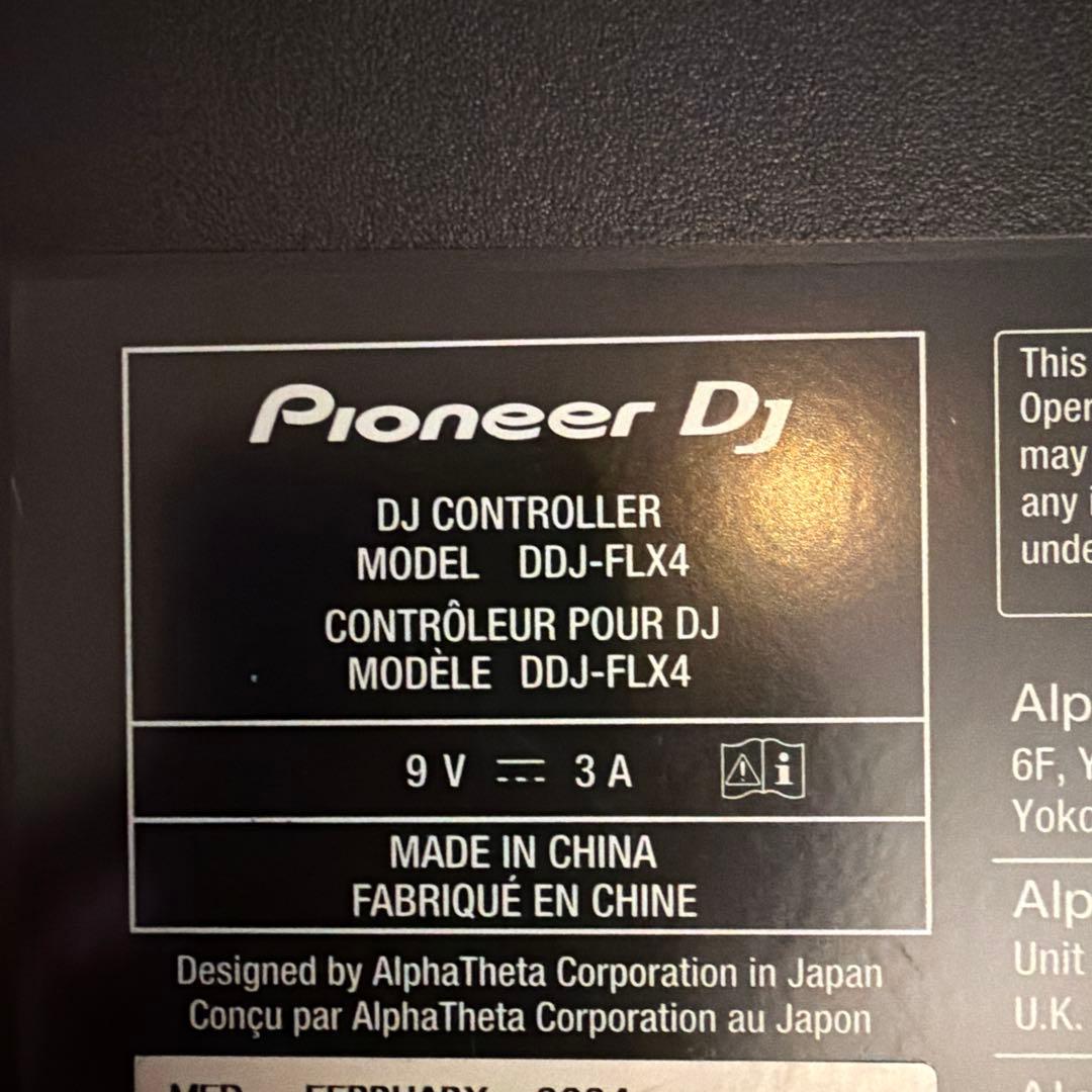 Pioneer DDJ-FLX4 DJコントローラー その他付属品あり