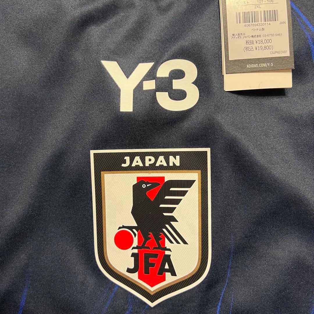 【正規品】日本代表 Y-3 ホーム 長袖 オーセンティックユニフォーム 2XL