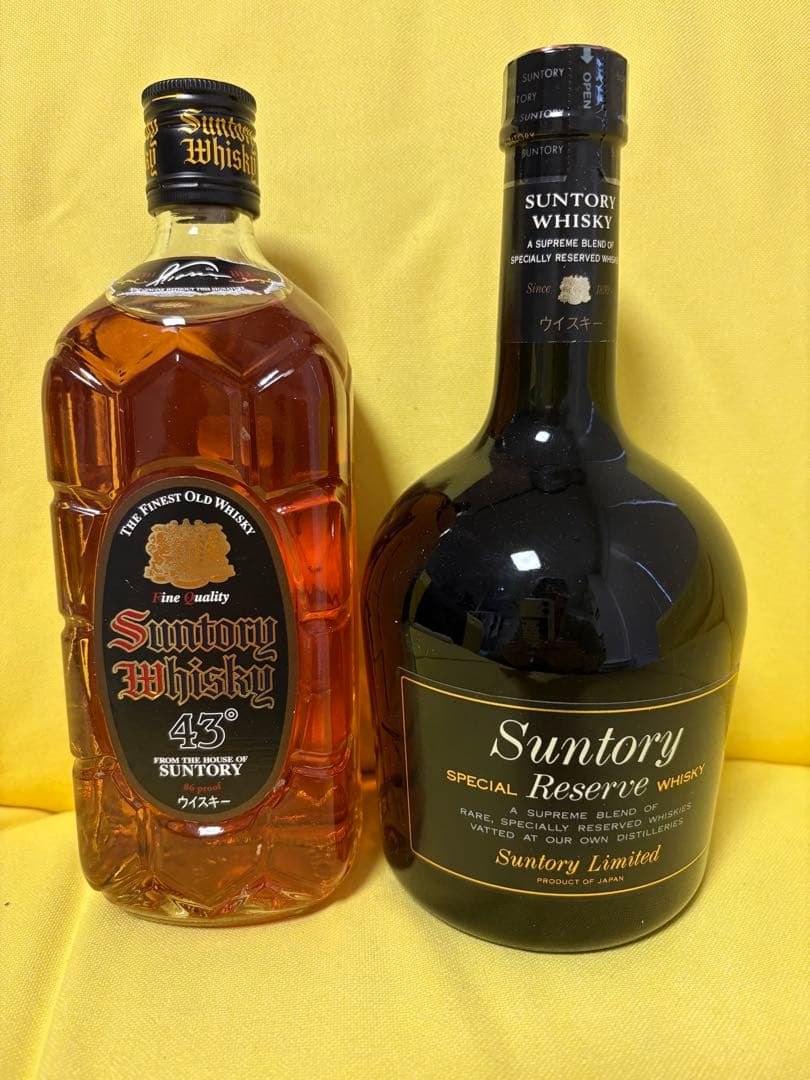 Suntory Whisky 43° & Special Reserve ２本