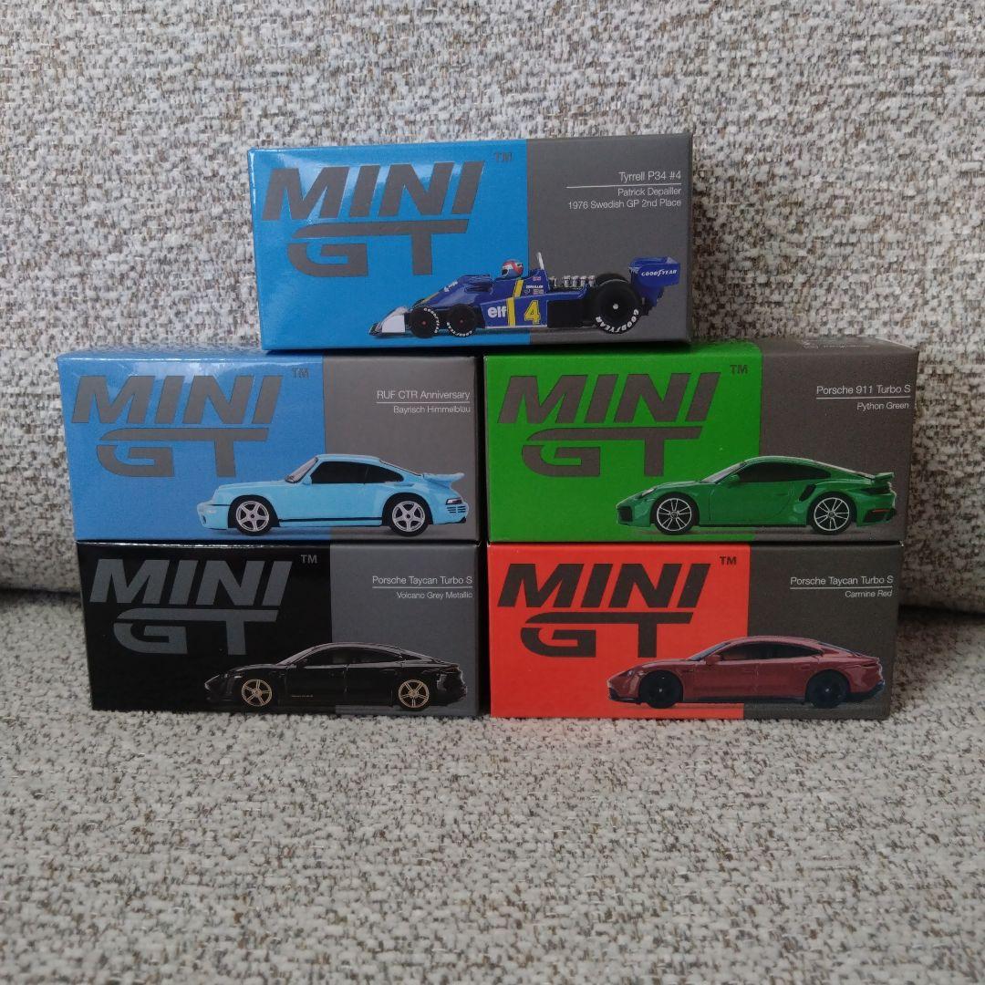 MINI GT ポルシェ / RUF / ティレル 5台セット
