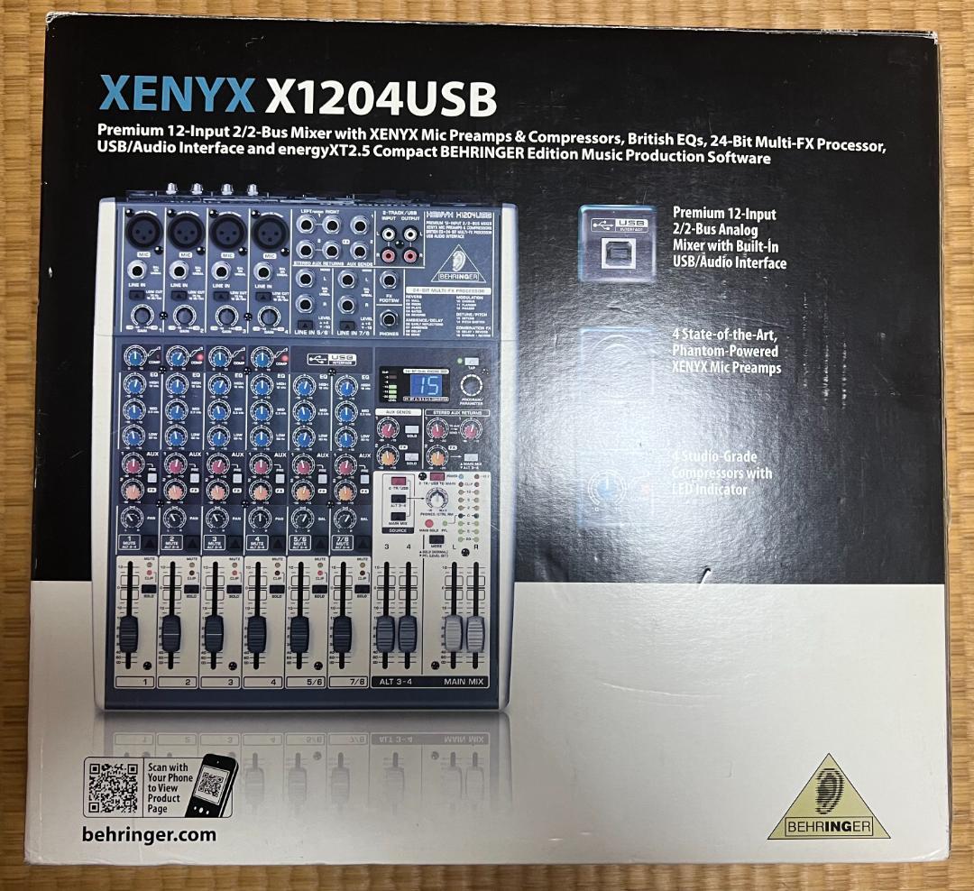 BEHRINGER ベリンガー XENYX X1204USB ミキサー