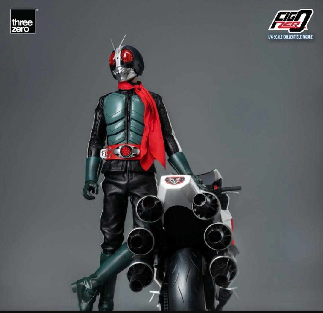 フィグゼロ シン仮面ライダー 1/6 仮面ライダー第2号＋第2号用サイクロン号